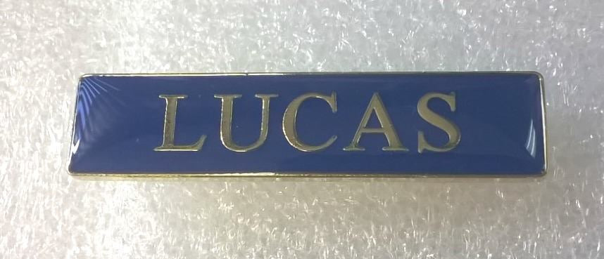 Badge - Lucas – The Wyvern Shop